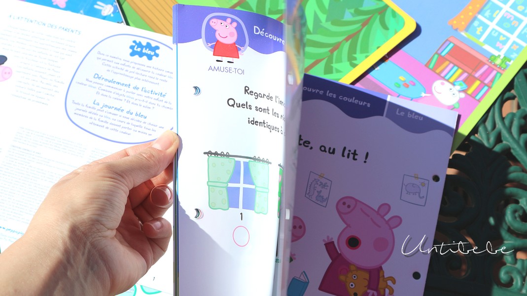 Apprendre en s'amusant avec Peppa Pig - Untibebe family